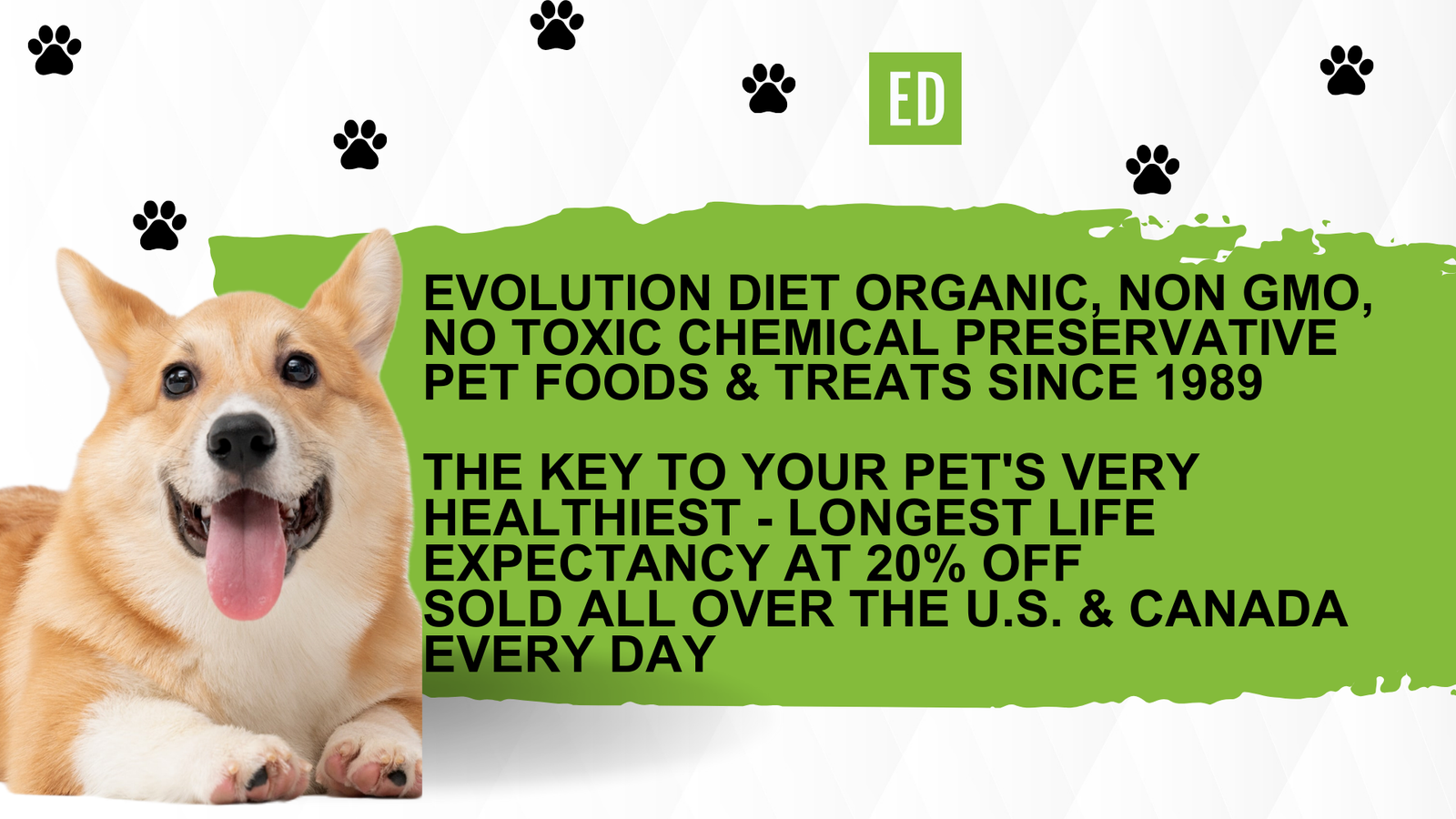 EVOLUTION DIET PROVEN HEALTHIEST - LONGEST LIFE PET FOODS